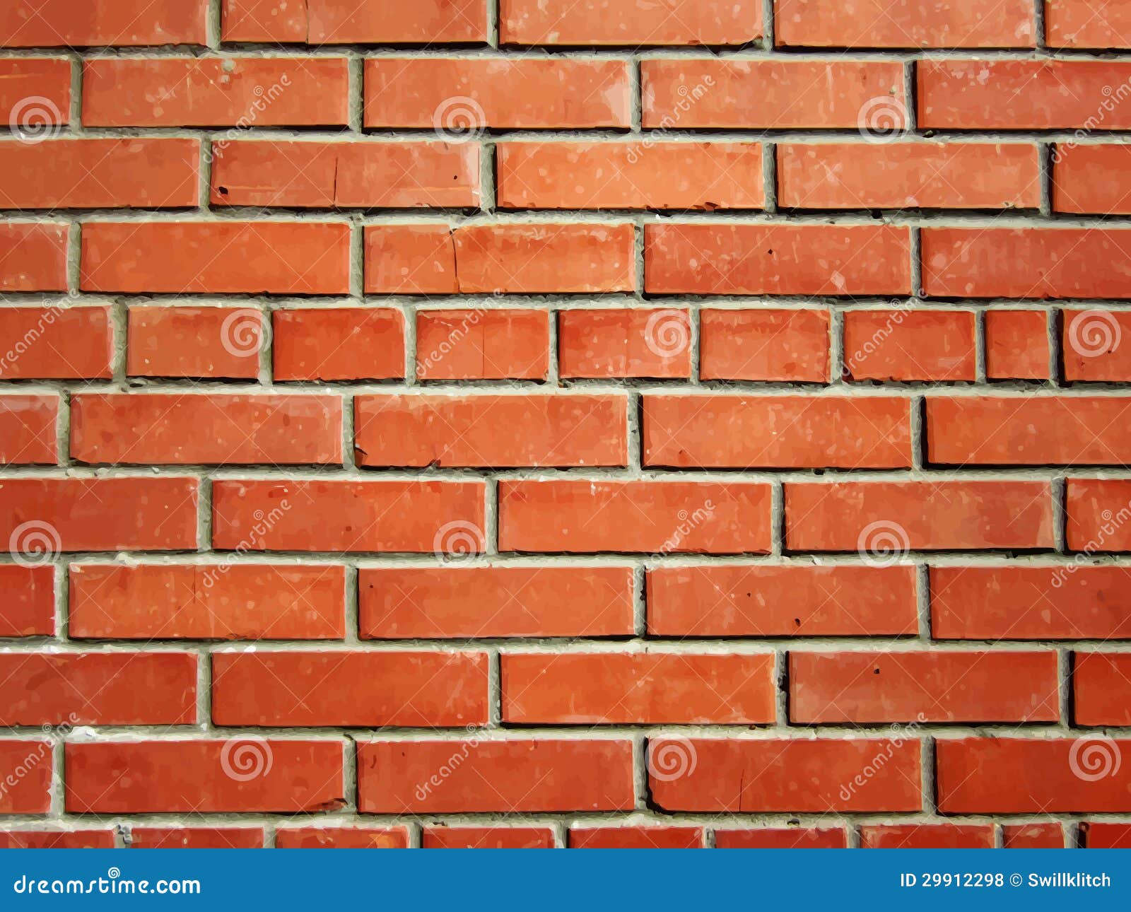 Realistic bick wall stock vector. Illustration of indoor - 29912298