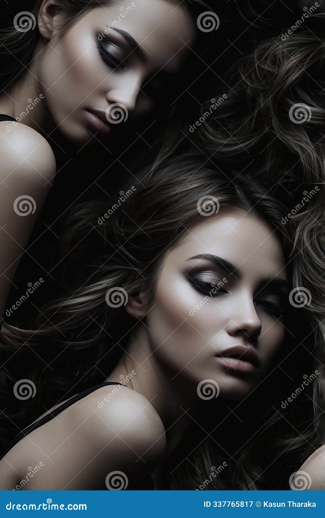 Realistic Black Background with Detailed Elements Stock Illustration ...