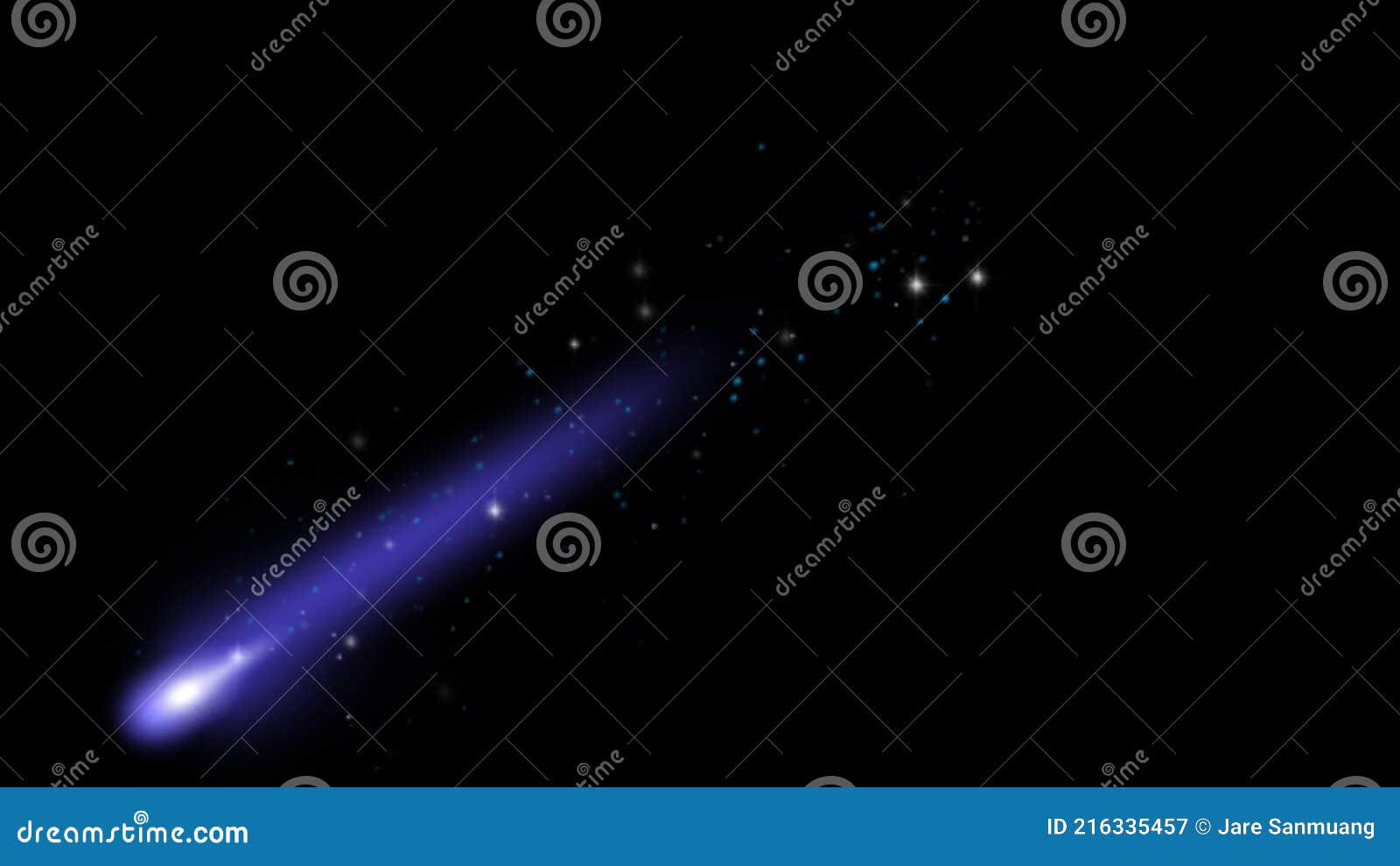 Real Meteor Shower Background