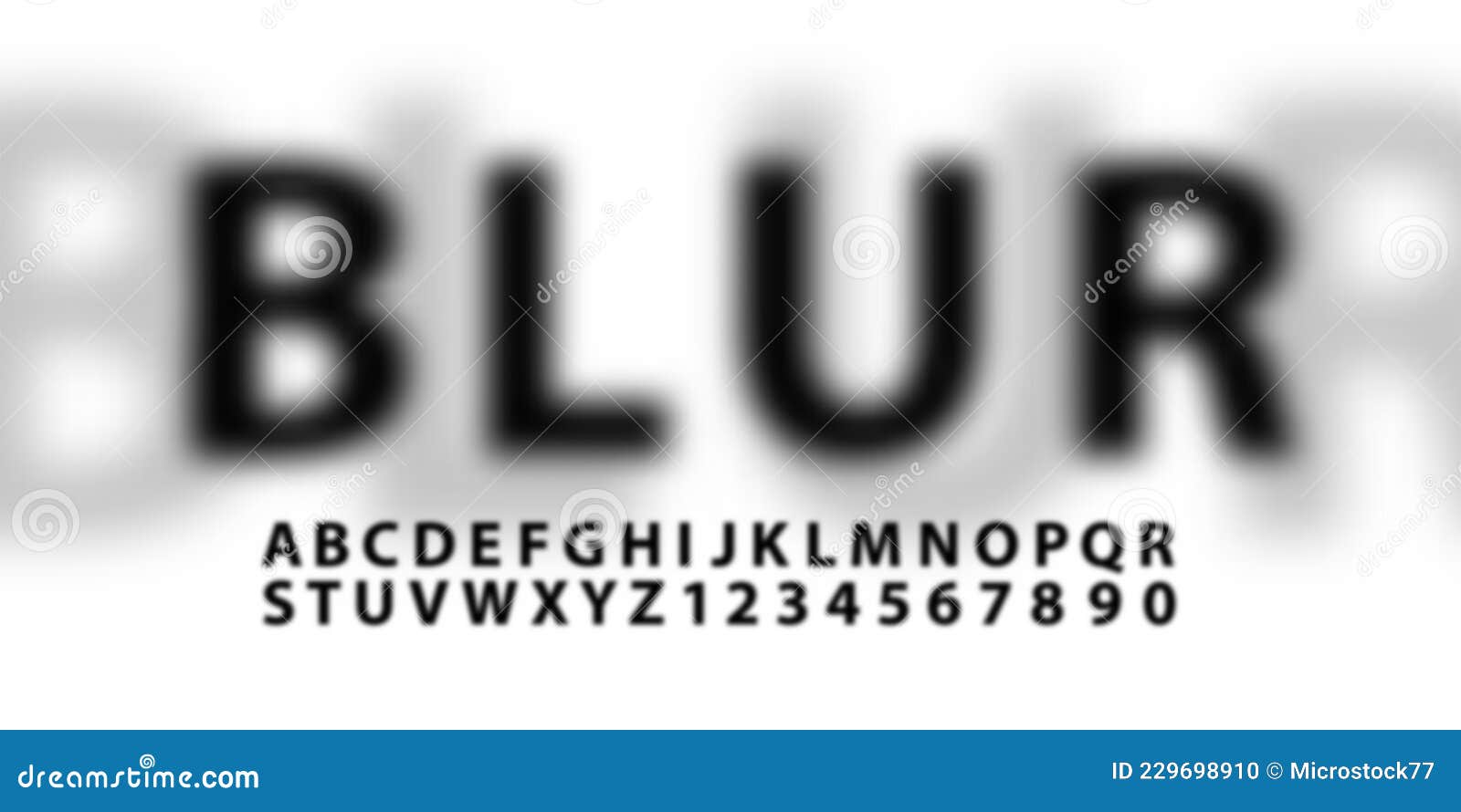 Vanish Alphabet Font. Minimalistic Letters And Numbers Vector ...