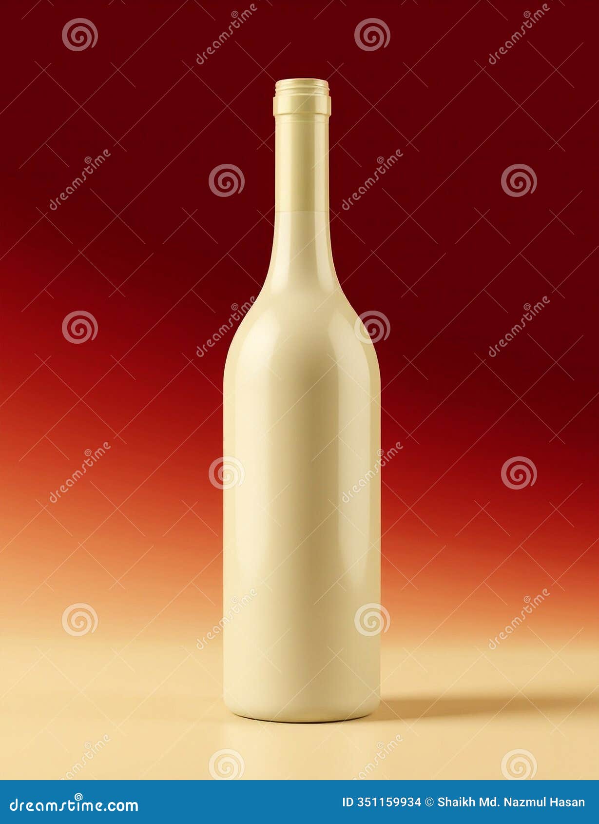 Realistic Bottle Mockup for Product Design and Packaging Visualization ...