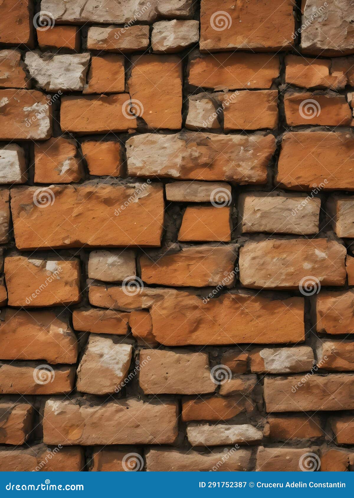 Realistic Brick Wall Texture Stock Image - Image of realistic, close ...