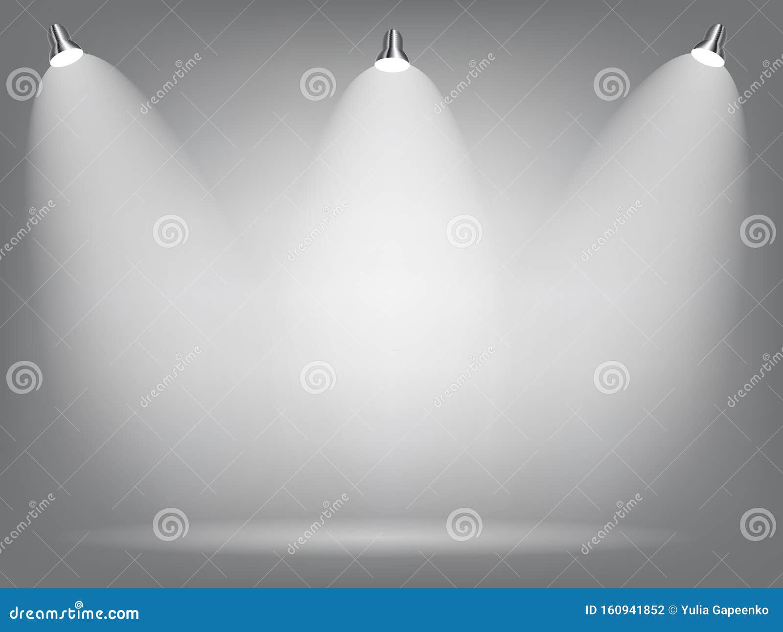 Realistic Bright Projectors Lighting Lamp with Spotlights Lighting ...