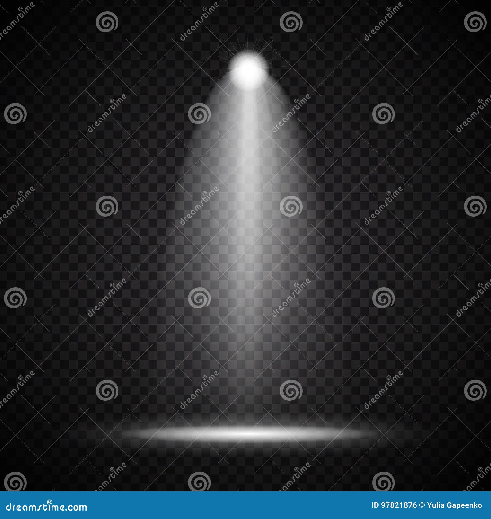 Realistic Bright Projectors Lighting Lamp with Spotlights Lighting ...