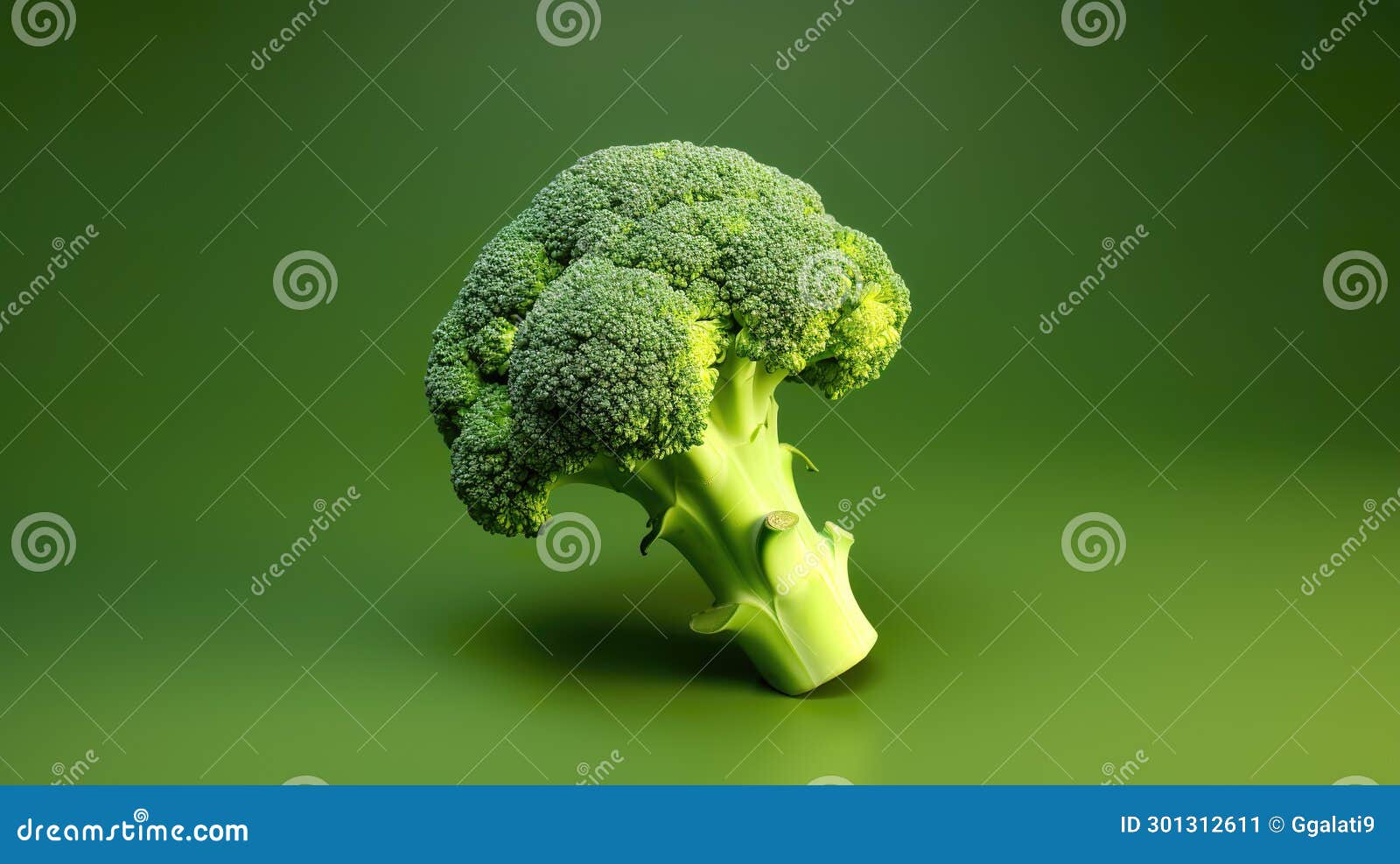 Realistic Broccoli Marketing Inspired Artwork Stock Illustration ...