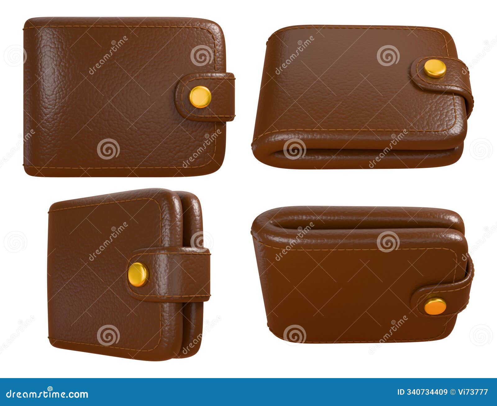 Realistic Brown Blank Cardboard Packaging Square Box Mockup Isolated On ...