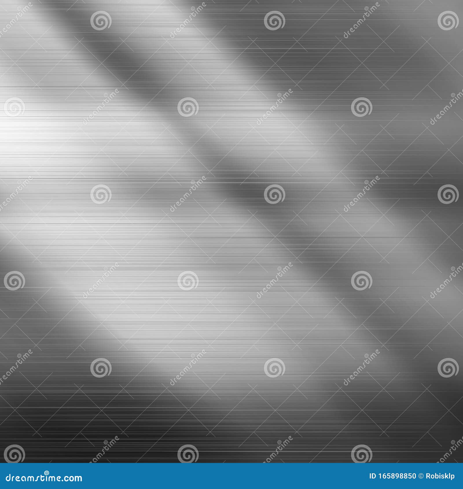 Realistic Brushed Metal Texture With Row Of Screws. Polished Stainless ...