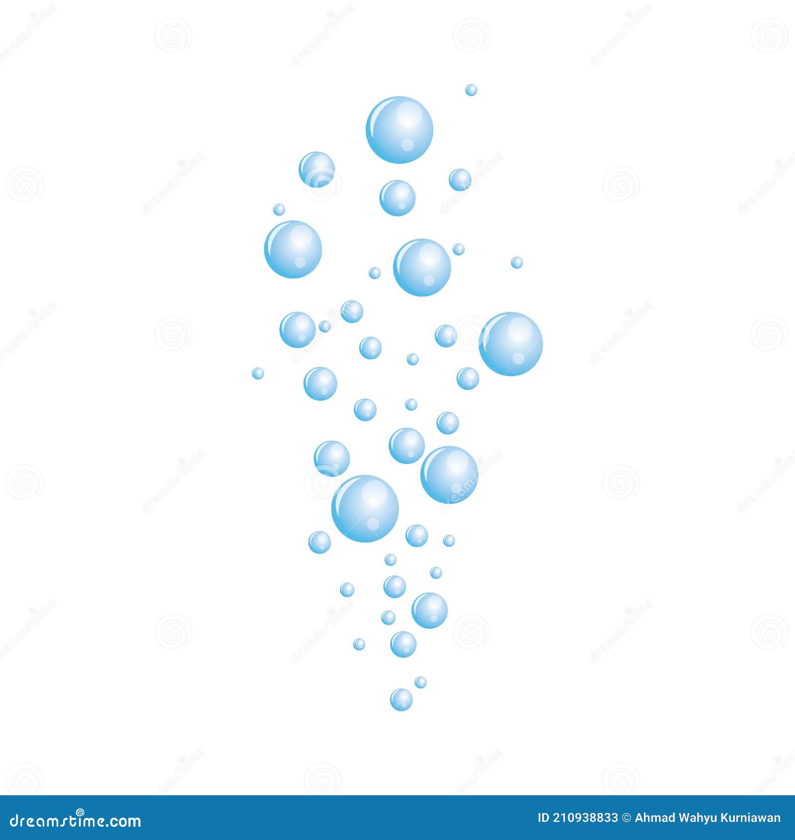 Realistic bubble stock vector. Illustration of fizz - 210938833