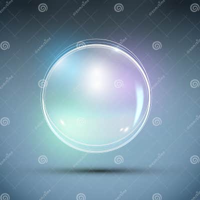 Realistic Bubble Vector stock vector. Illustration of shape - 21818275