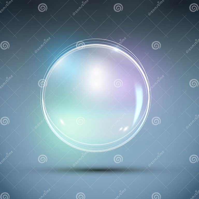 Realistic Bubble Vector stock vector. Illustration of shape - 21818275