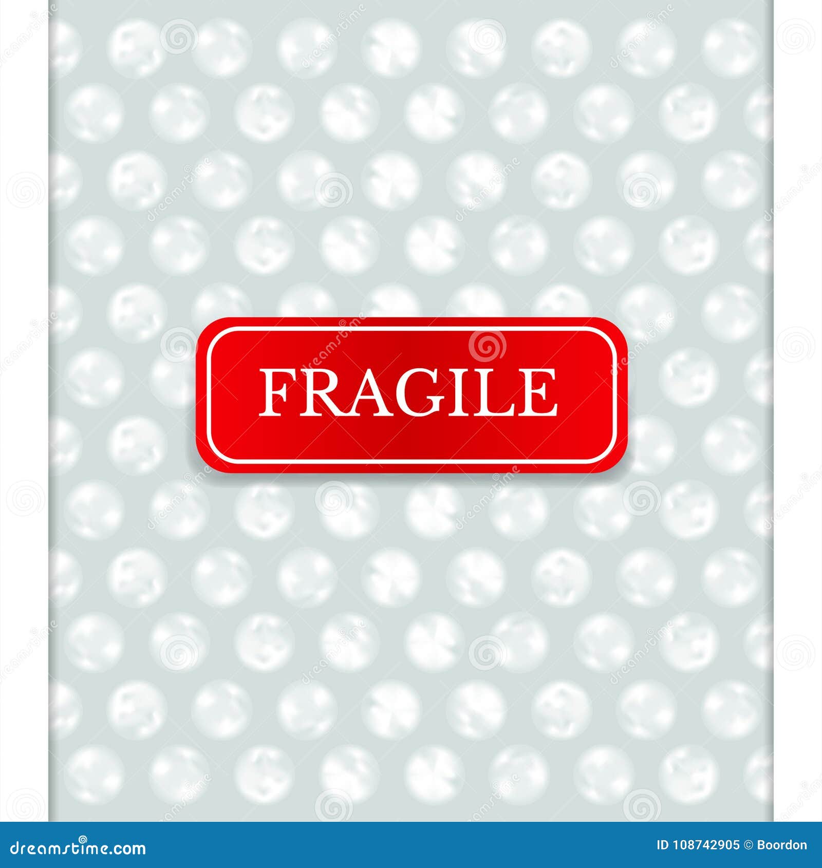 Fragile Sticker Set Cartoon Vector | CartoonDealer.com #101527679