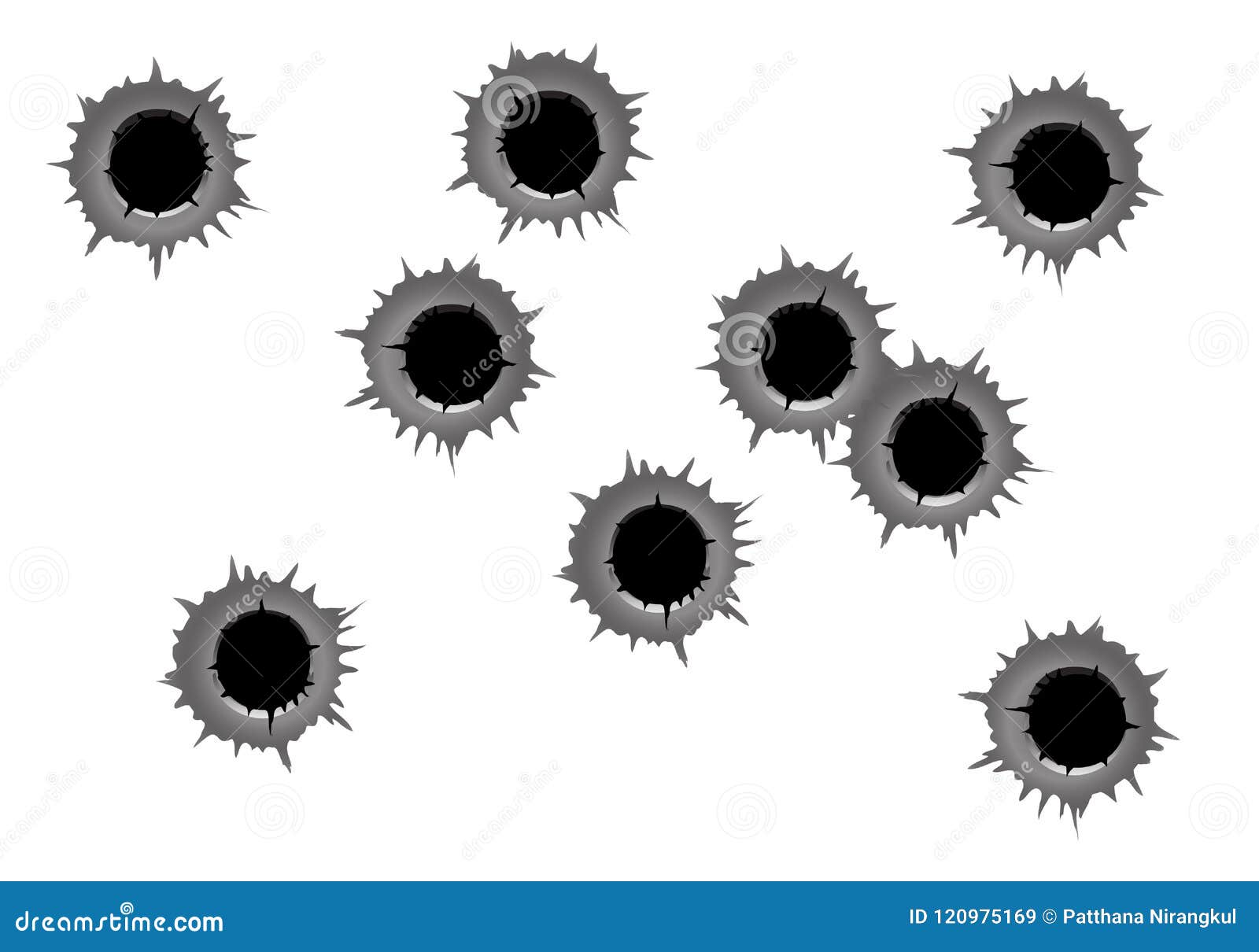 Bullet Hole Vector