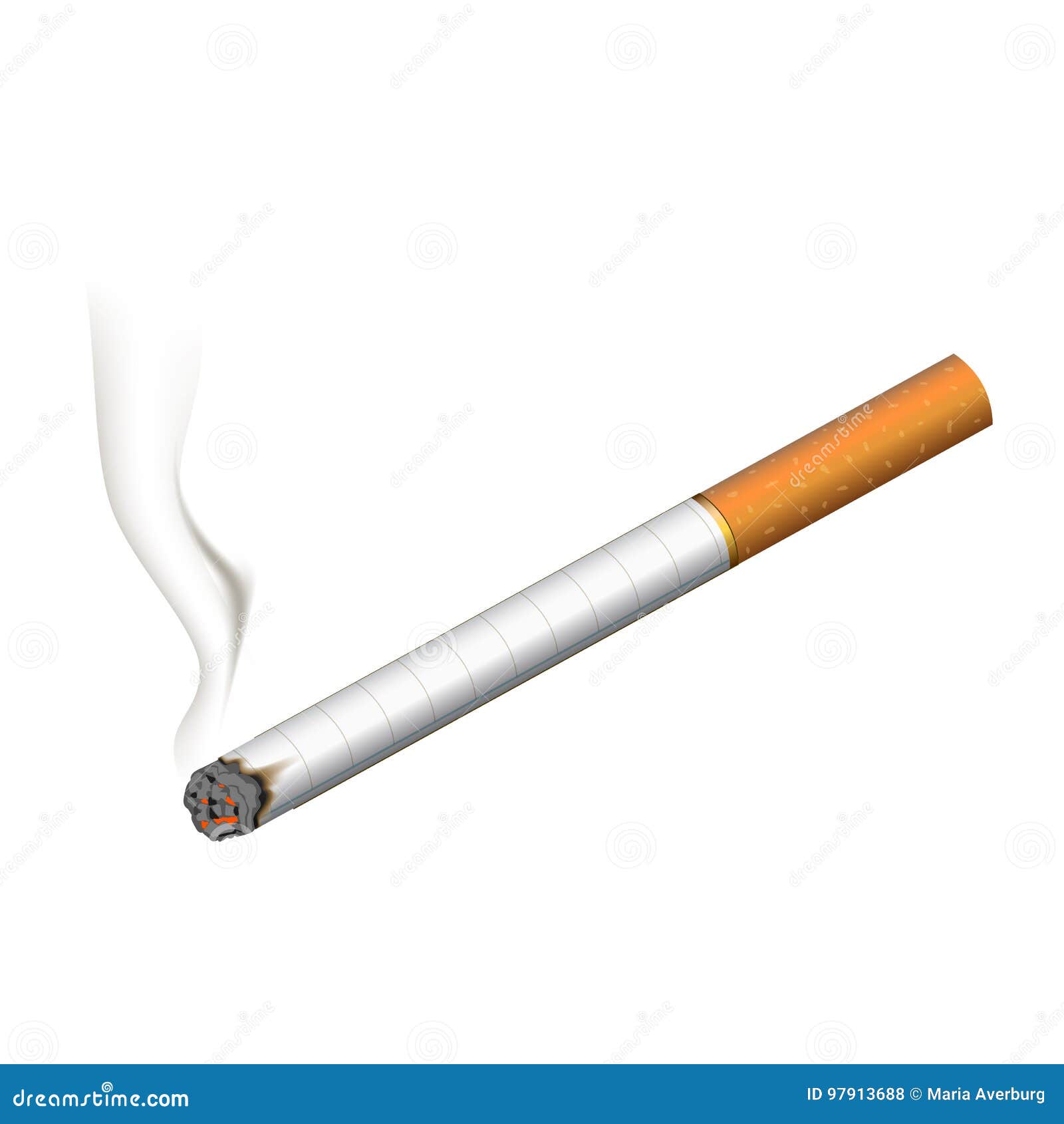 Realistic Cigarette Sketch
