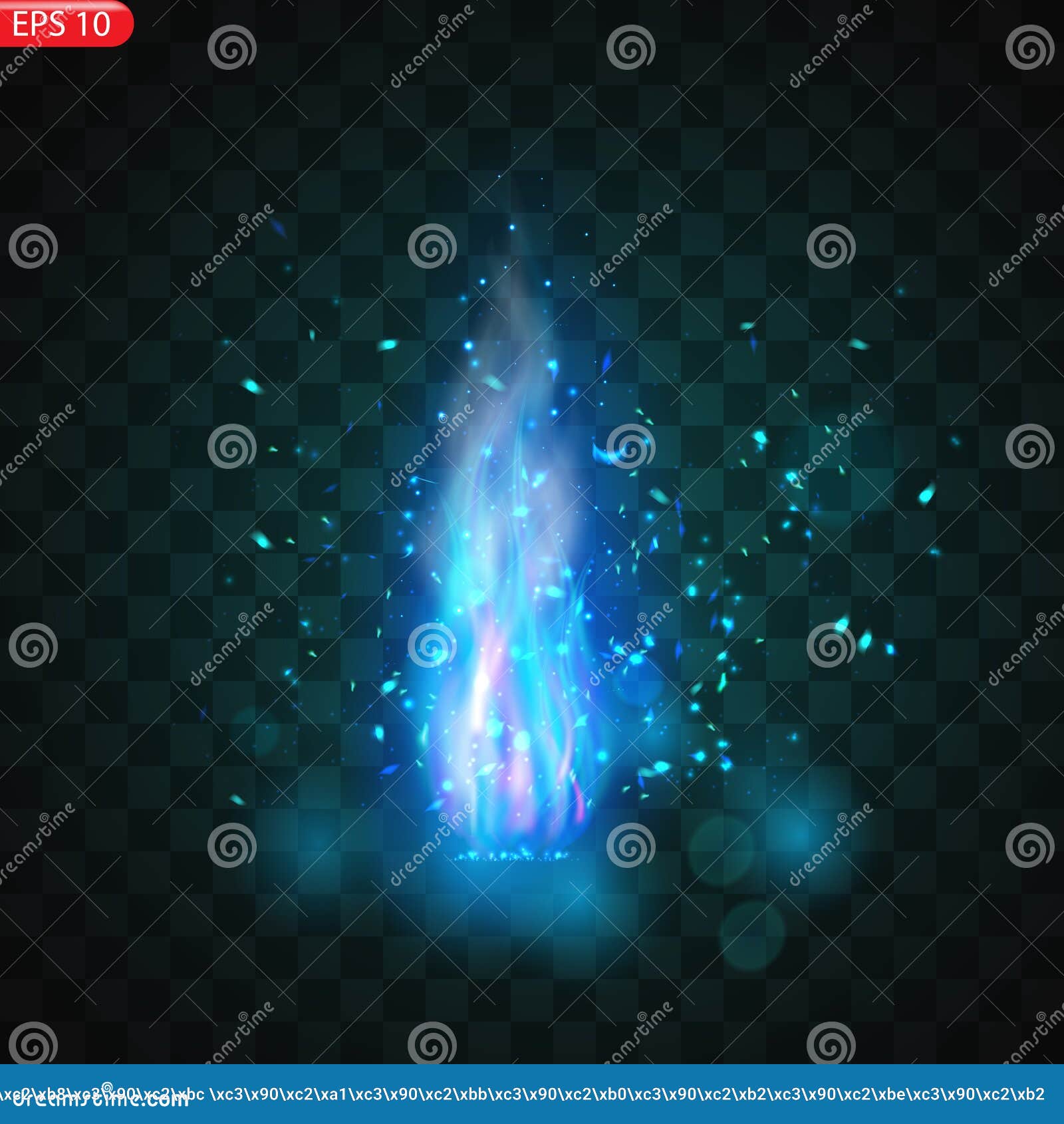 Realistic Burning Fire Flames Vector Stock Vector - Illustration of ...