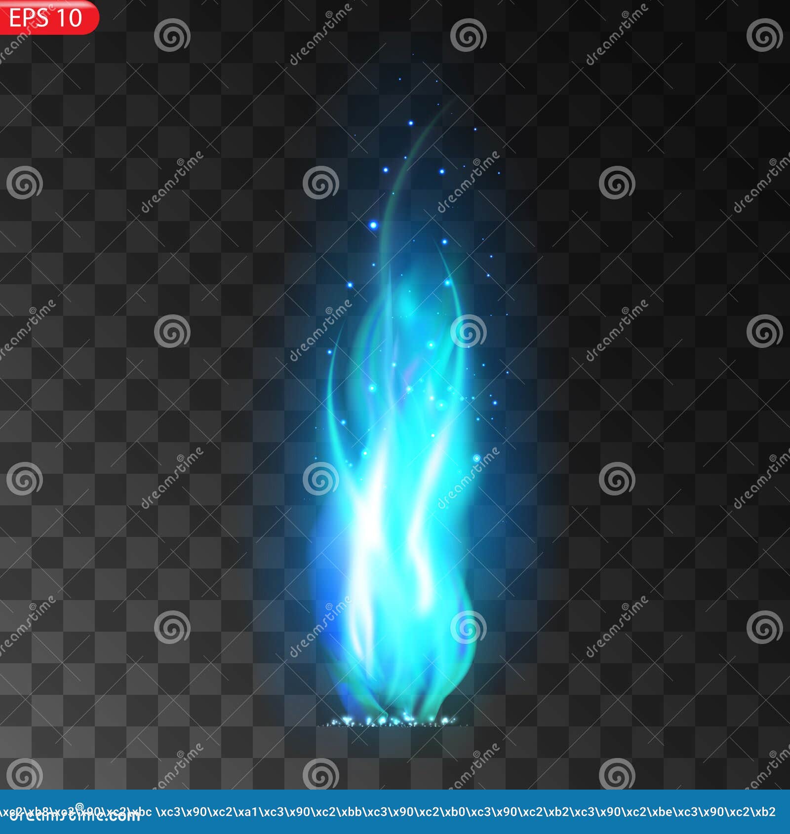 Realistic Burning Fire Flames Vector Stock Vector - Illustration of ...