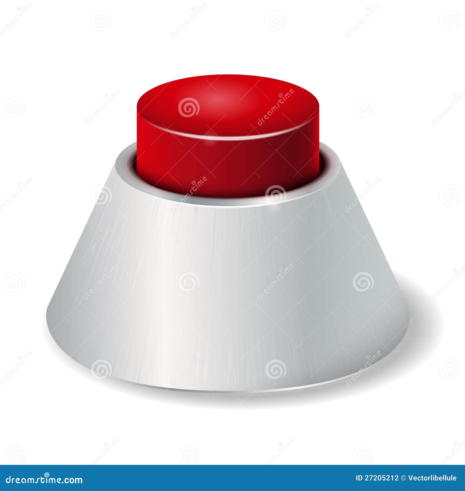 Realistic button stock vector. Illustration of glossy - 27205212