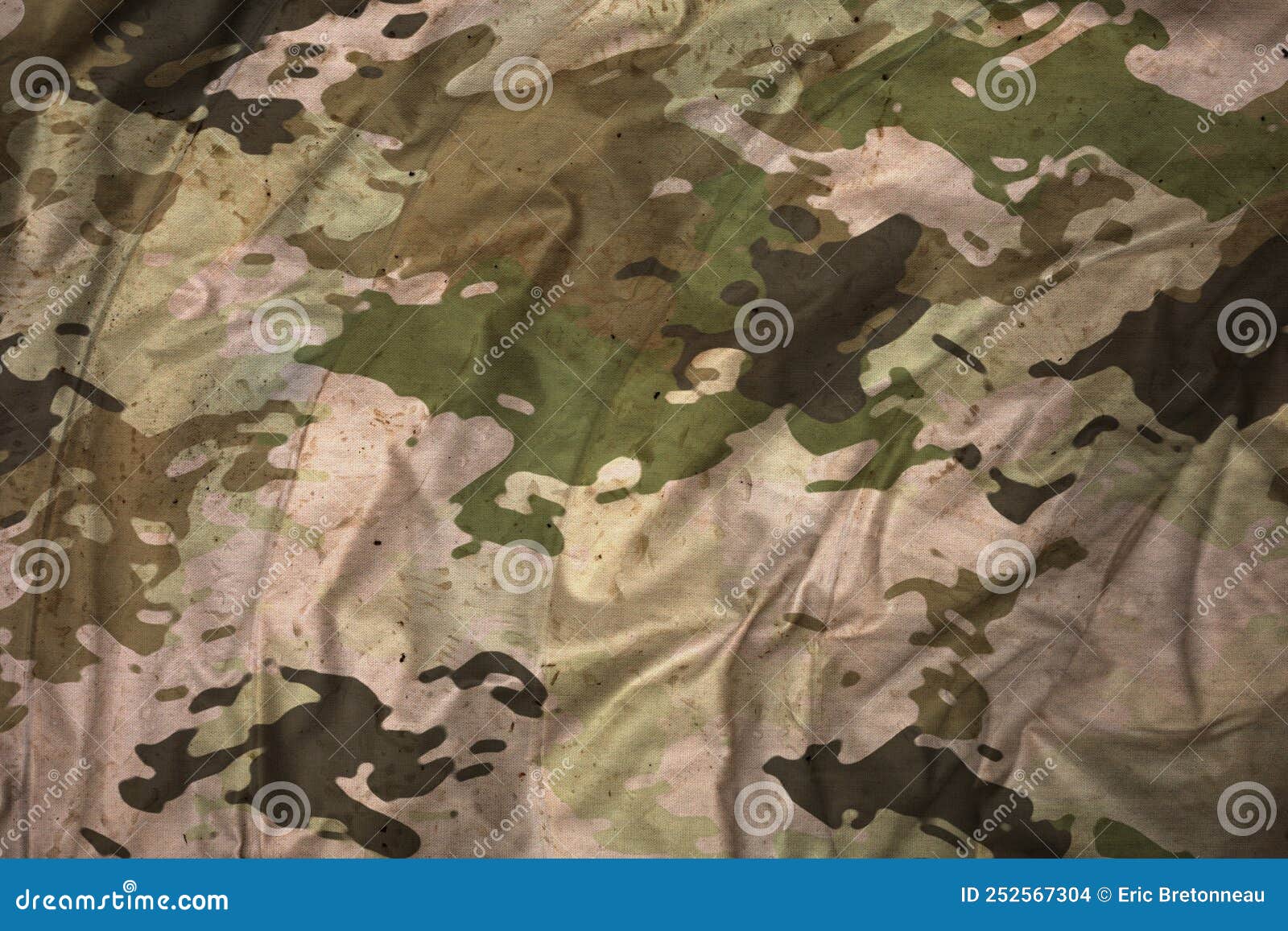 Realistic Camouflage Seamless Pattern. Hunting Camo For Cloth, Weapons ...
