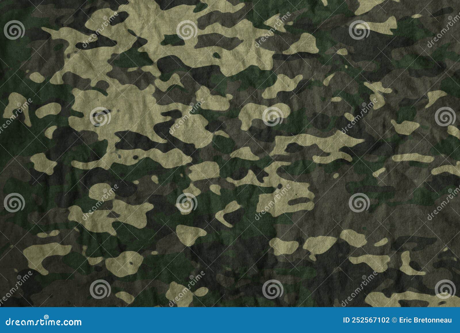 Realistic Camouflage Seamless Pattern. Hunting Camo For Cloth, Weapons ...