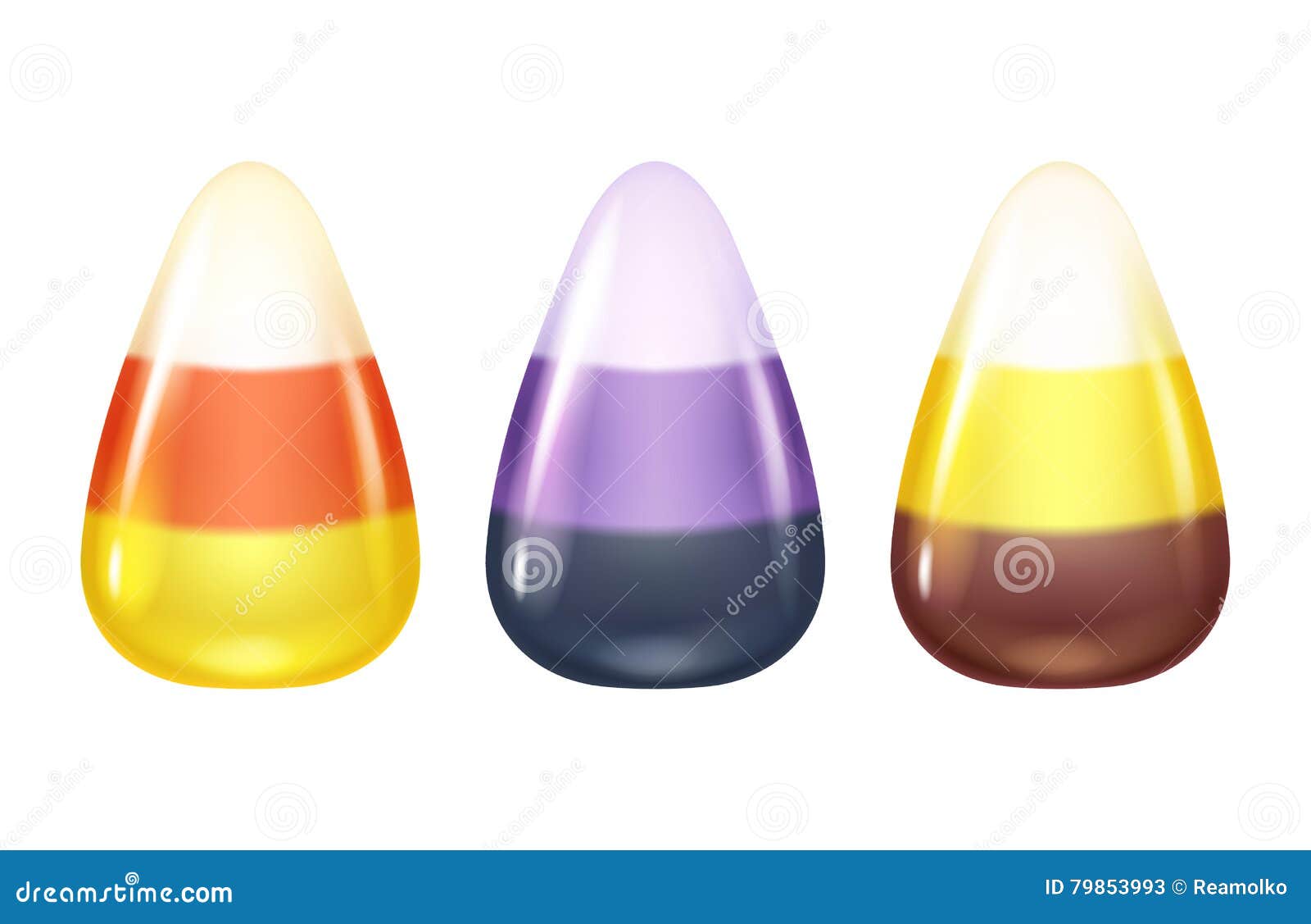 Set Of Realistic Candy. Royalty-Free Cartoon | CartoonDealer.com #117939509