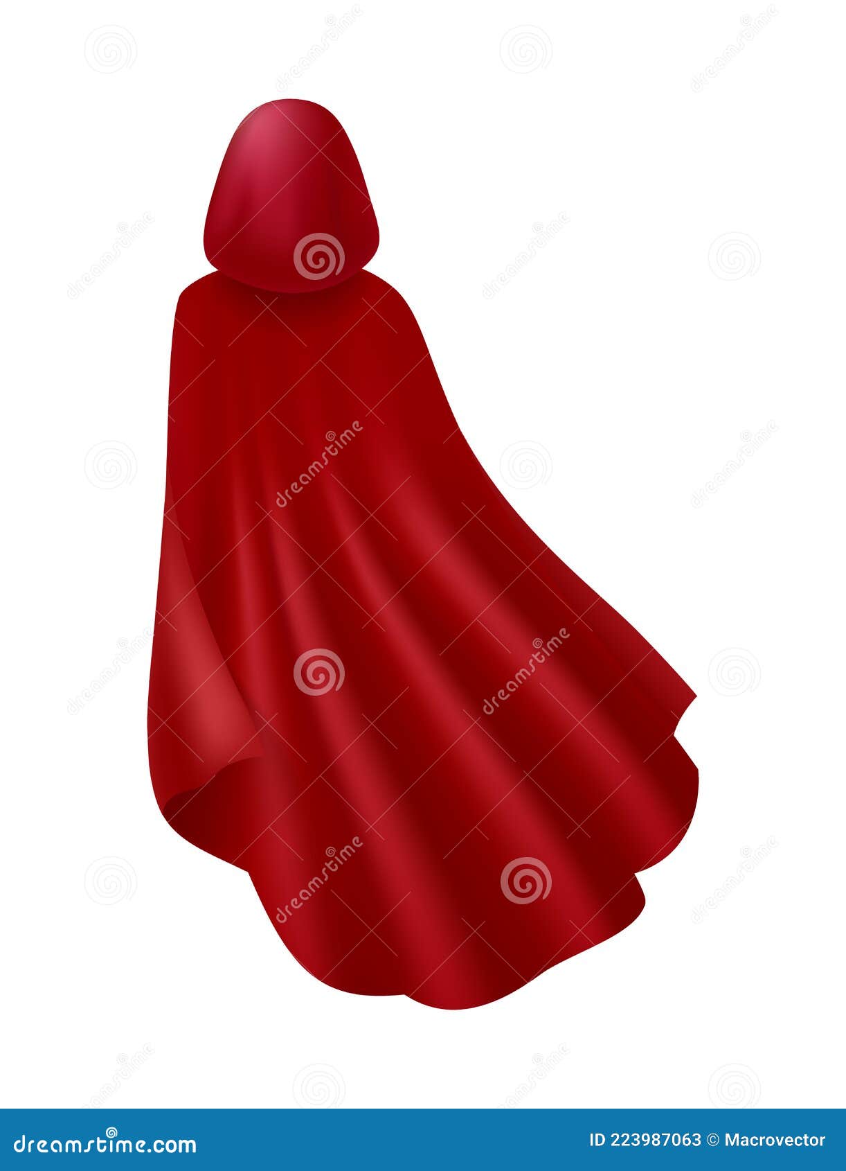 Realistic Cape Illustration Stock Vector - Illustration of dress ...