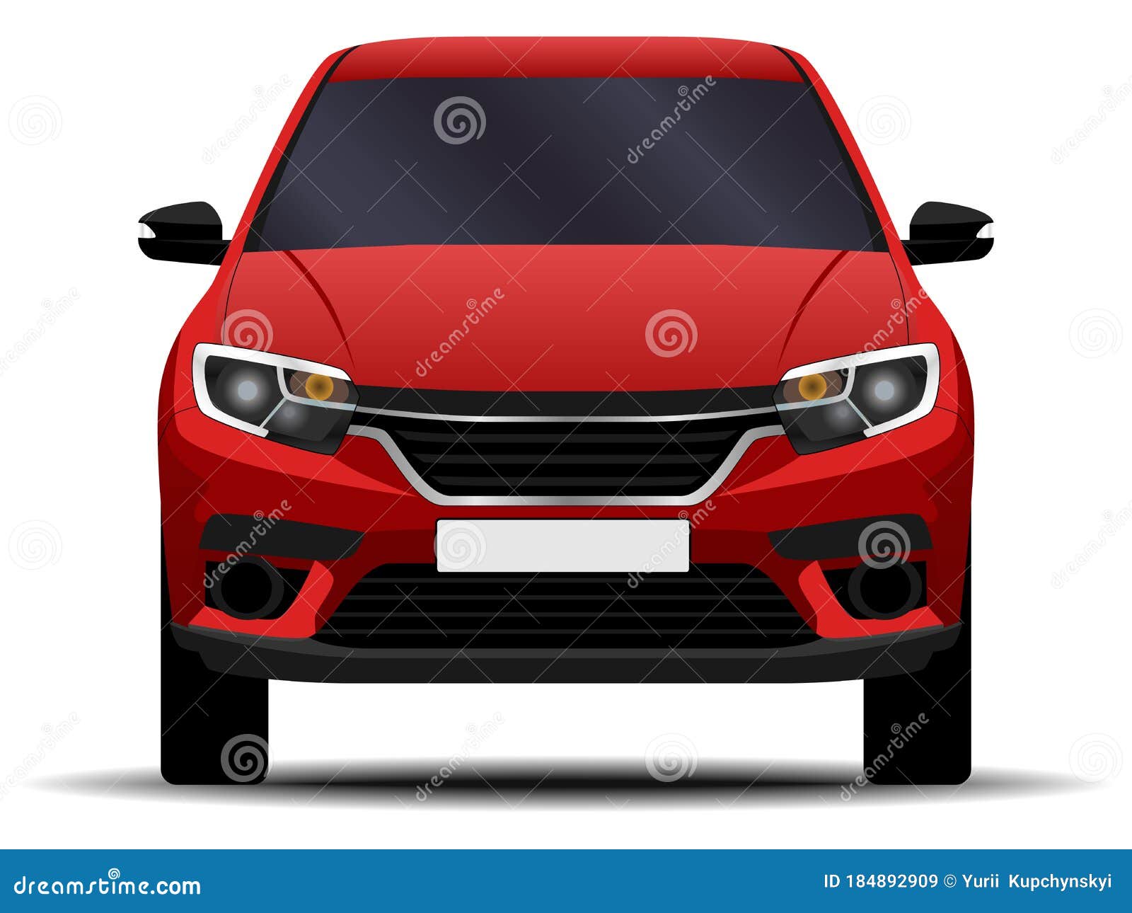Realistic car. hatchback stock vector. Illustration of illustrator ...