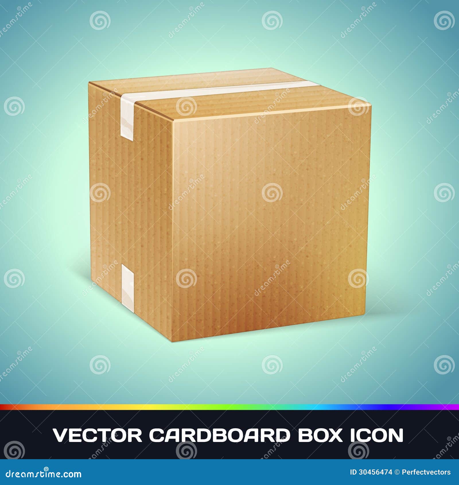 Realistic Cardboard Box Icon Stock Vector - Illustration of business ...