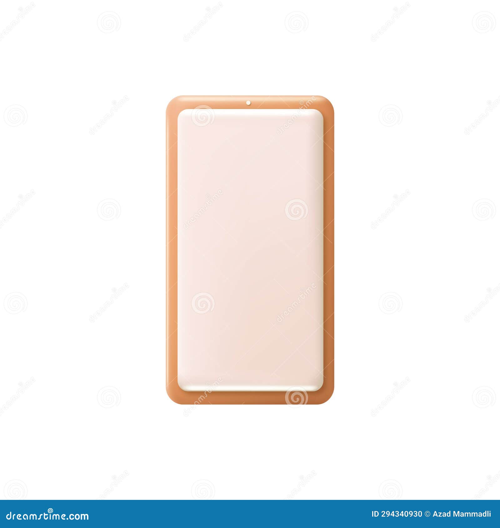 Realistic Cartoon Style Mobile Phone, Smartphone. Vector Stock Vector ...