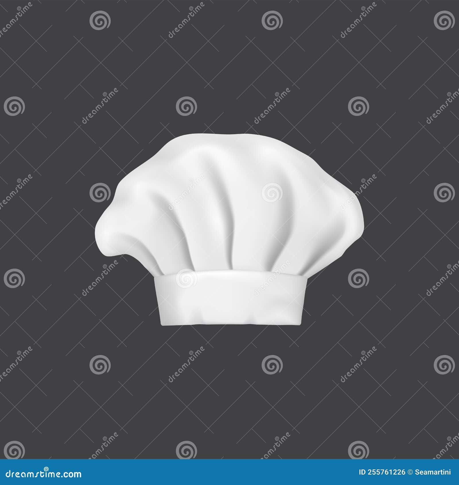 Realistic Chef Hat, Cook Cap and Baker White Toque Stock Illustration ...