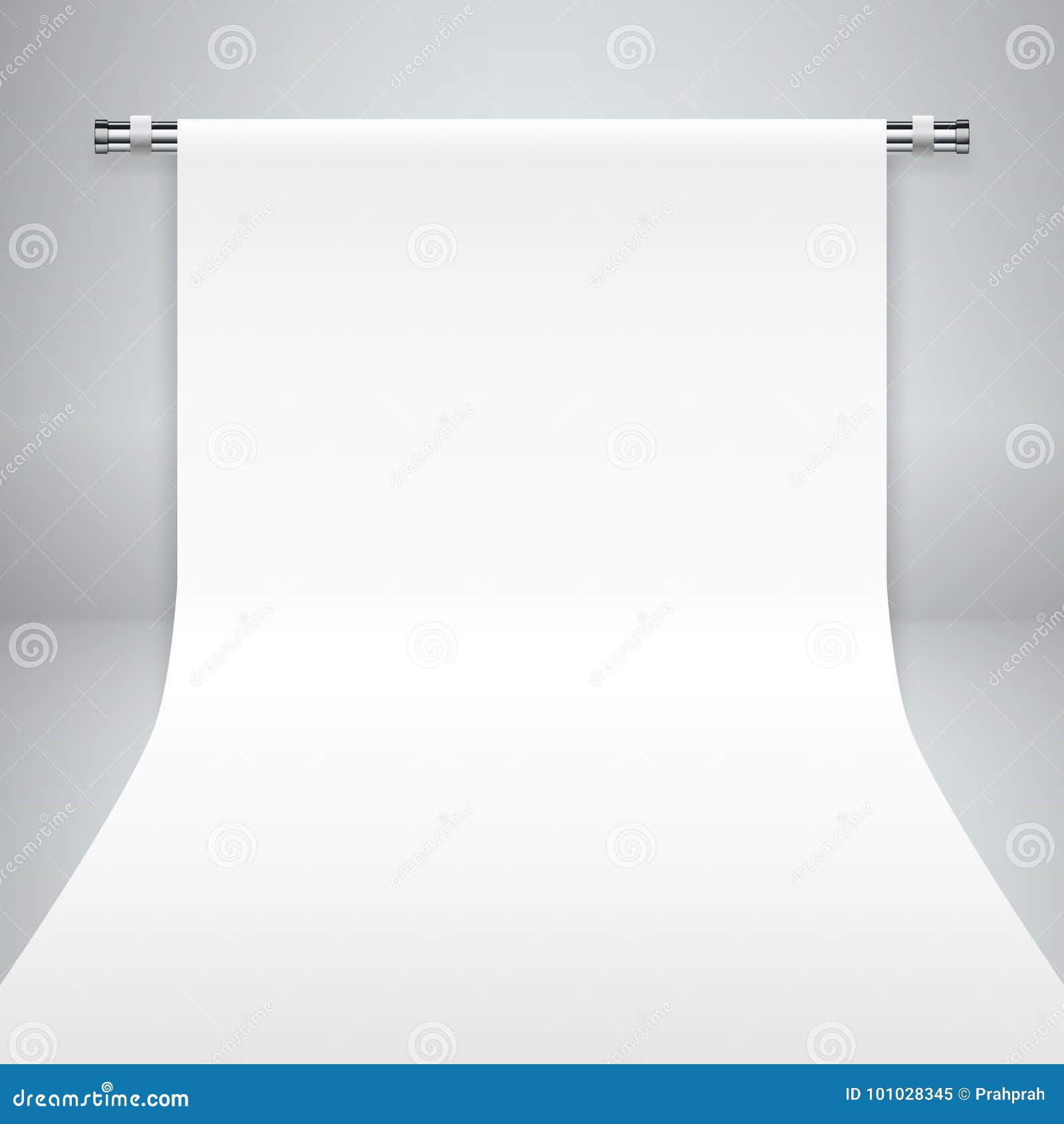 Realistic Clear Studio Paper Photo Backdrop Stock Vector - Illustration ...