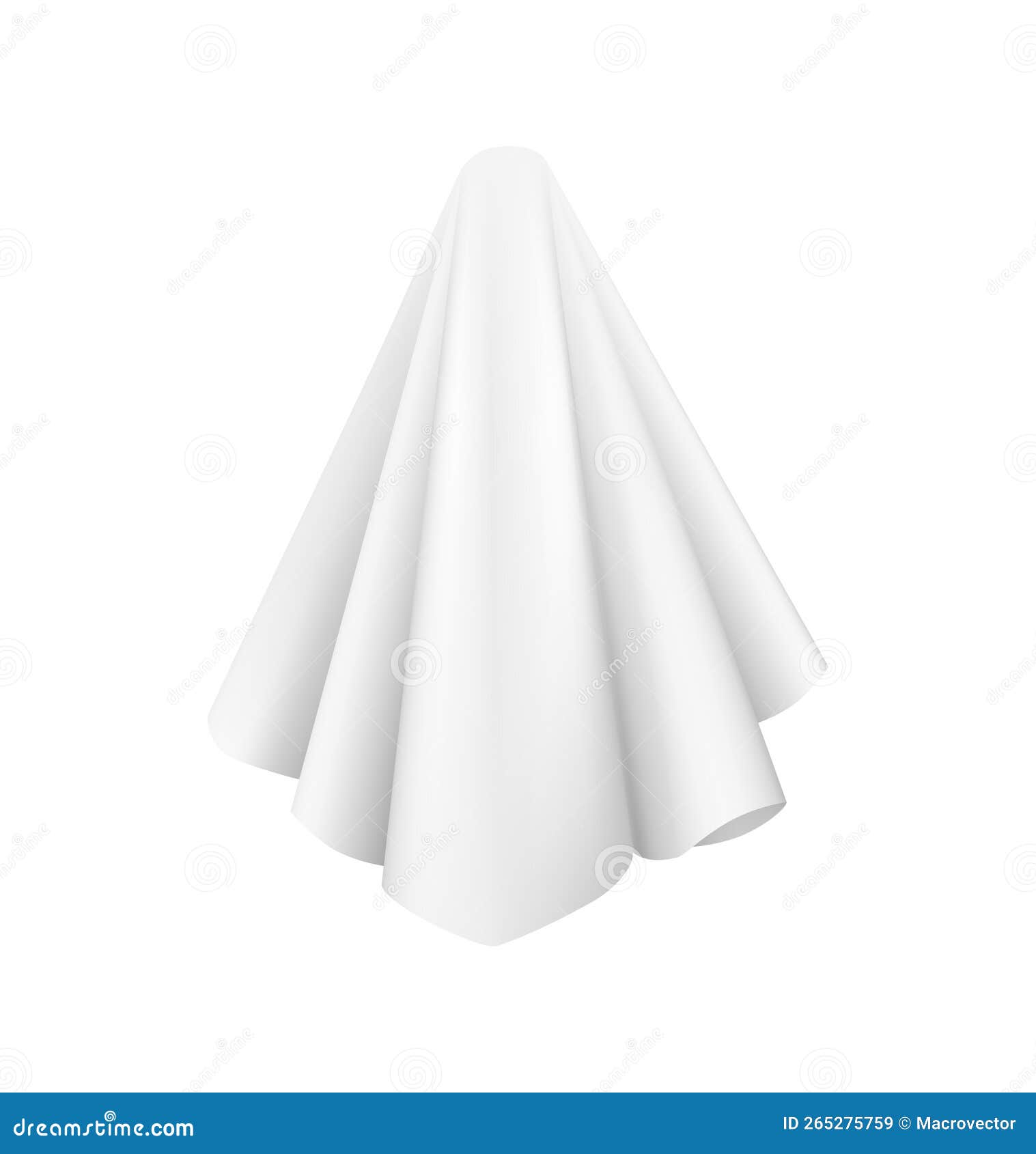 Realistic Cloth Covered Object Stock Vector - Illustration of shape ...