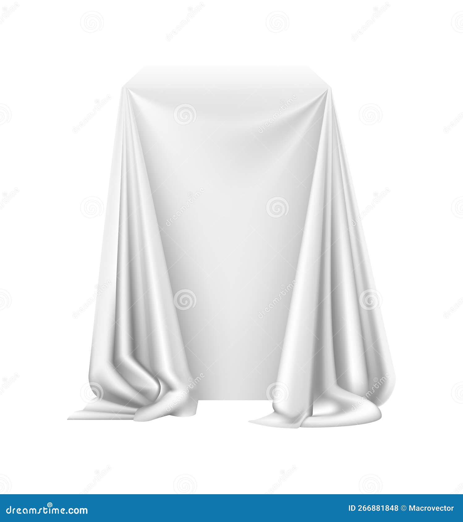 Realistic Cloth Covered Object Stock Illustration - Illustration of ...