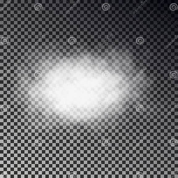 Realistic Cloud Effect. Transparent Vector. Stock Vector - Illustration ...