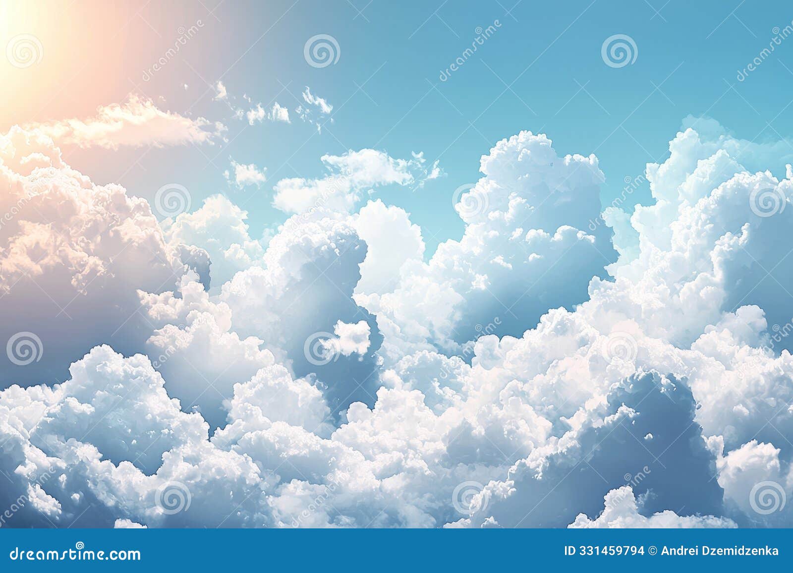 Realistic Cloud Sky for Template Decoration and Covering on Transparent ...