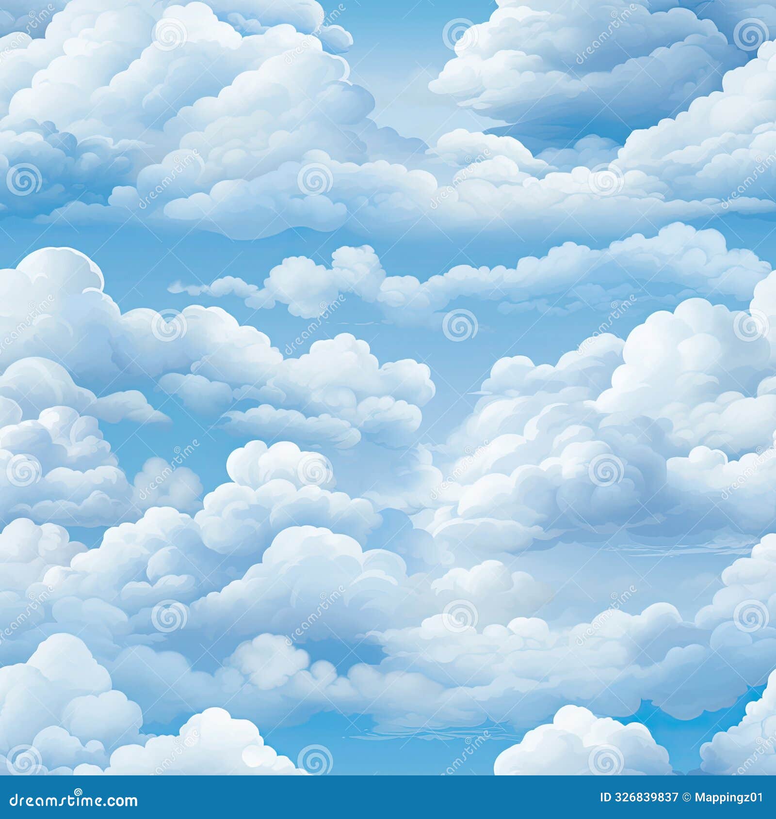 Realistic clouds texture stock illustration. Illustration of appearance ...