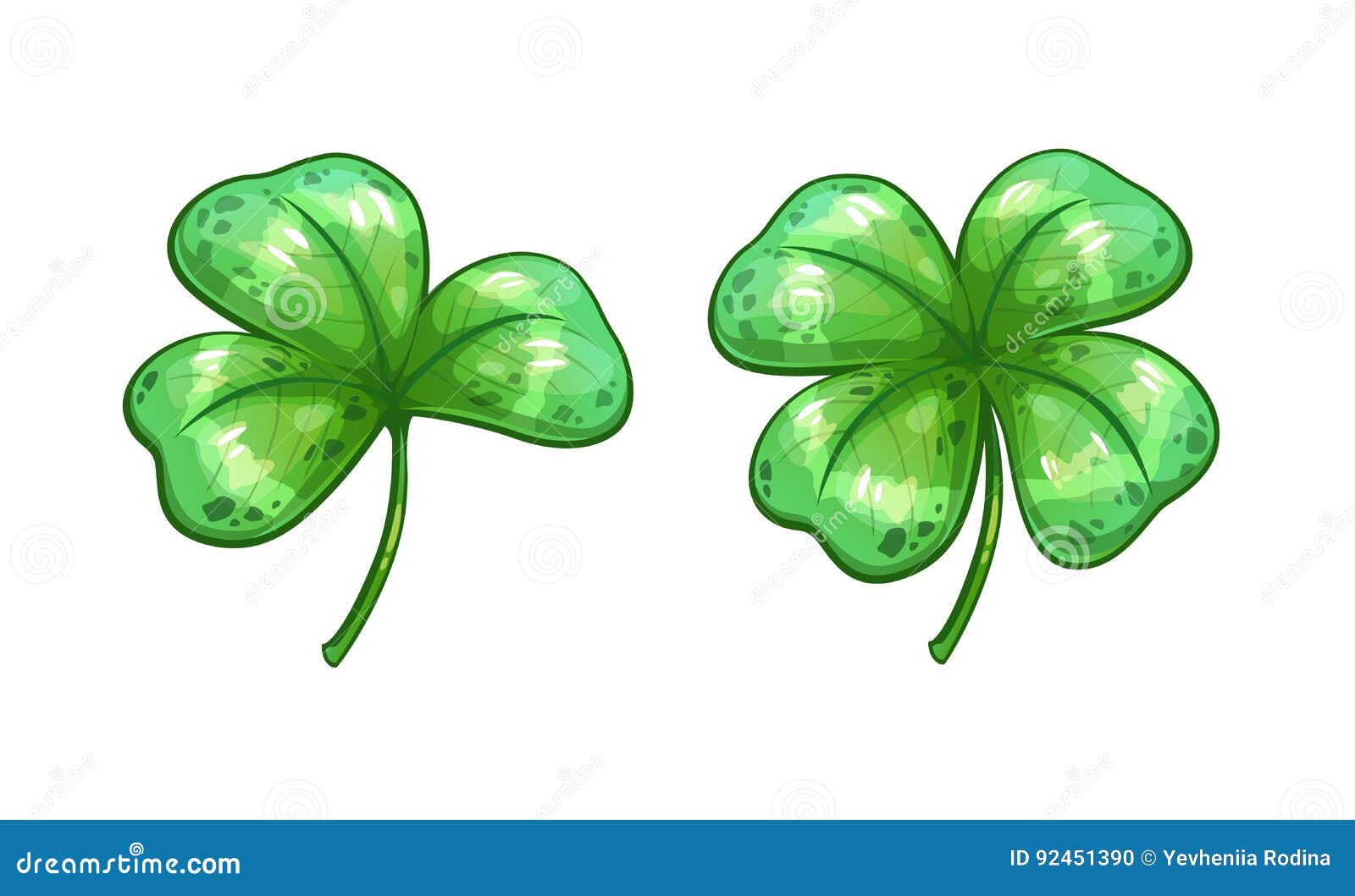Realistic Shamrock Tattoo