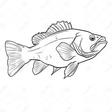 Coloring Pages of Fish: Bob Ross Style Illustrations with Precisionist ...