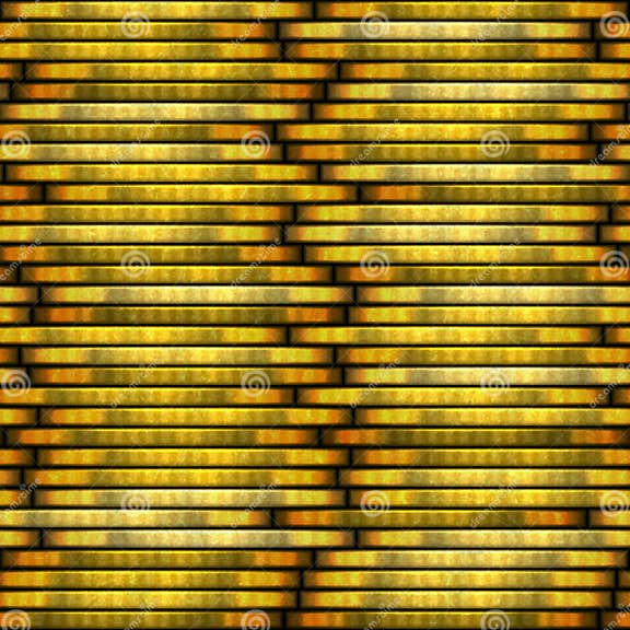 Realistic Coin Stack Texture Stock Illustration - Illustration of pile ...