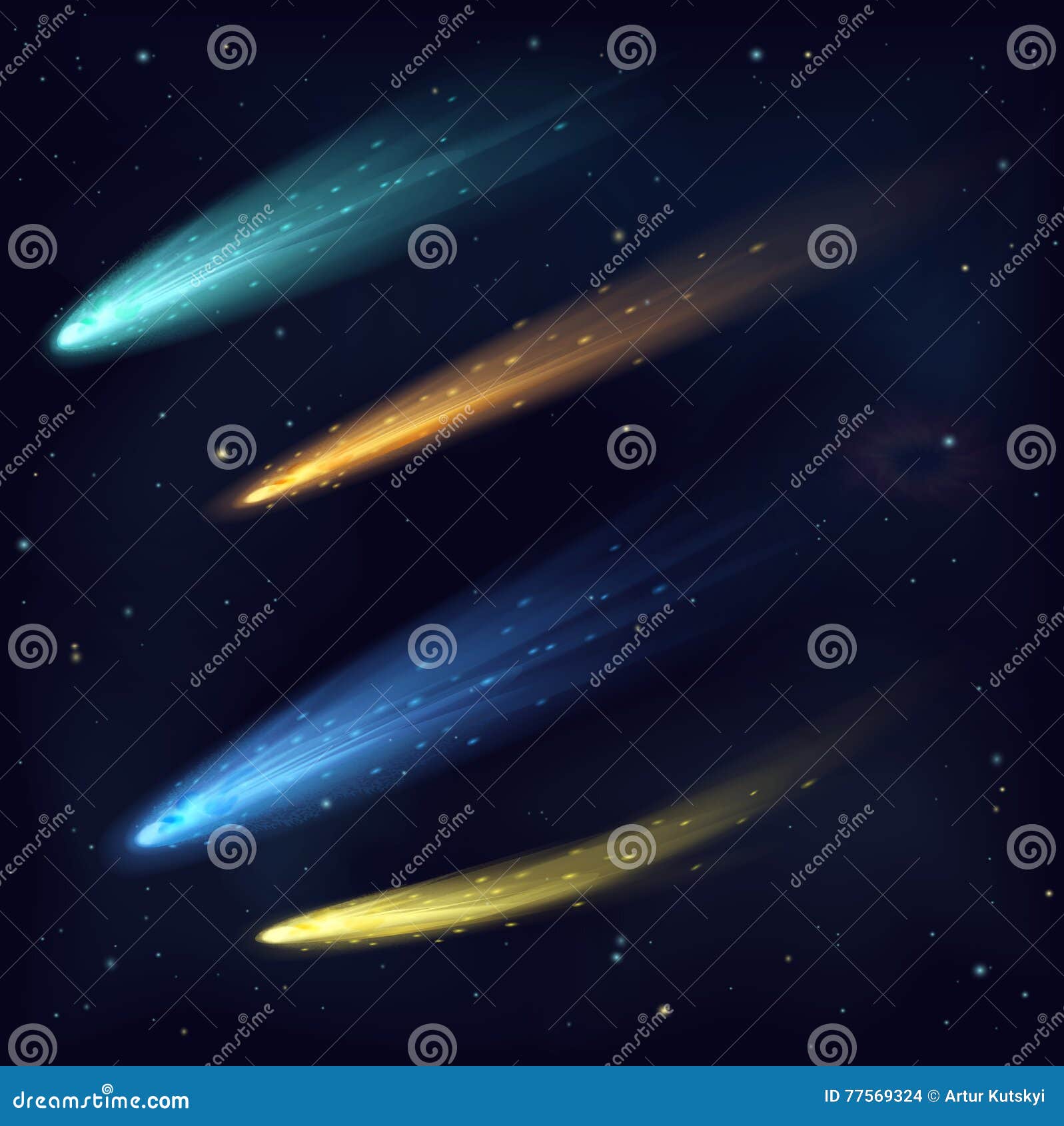 Comet In Space
