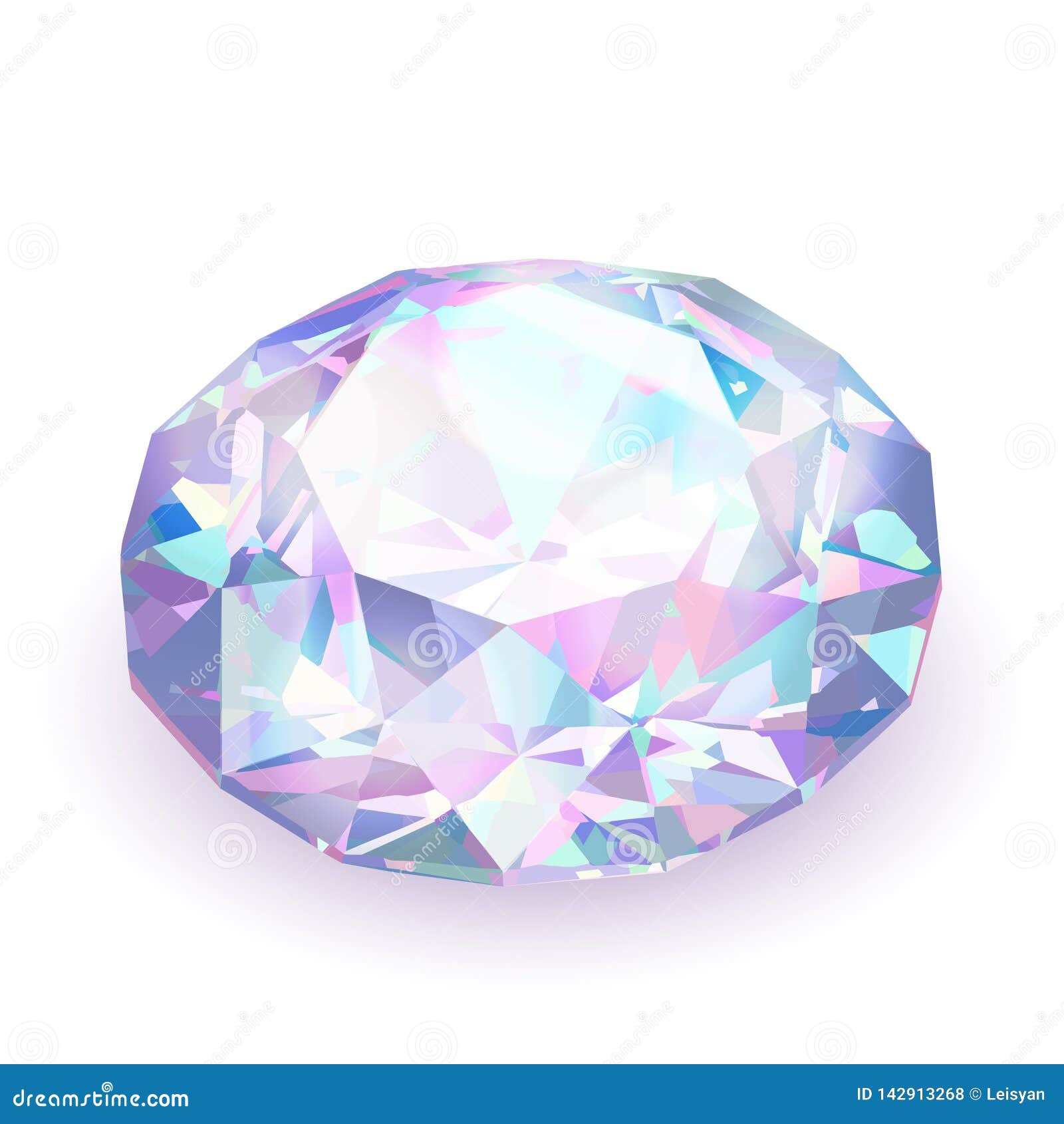 Colorful diamond stock vector. Illustration of clip - 142913268