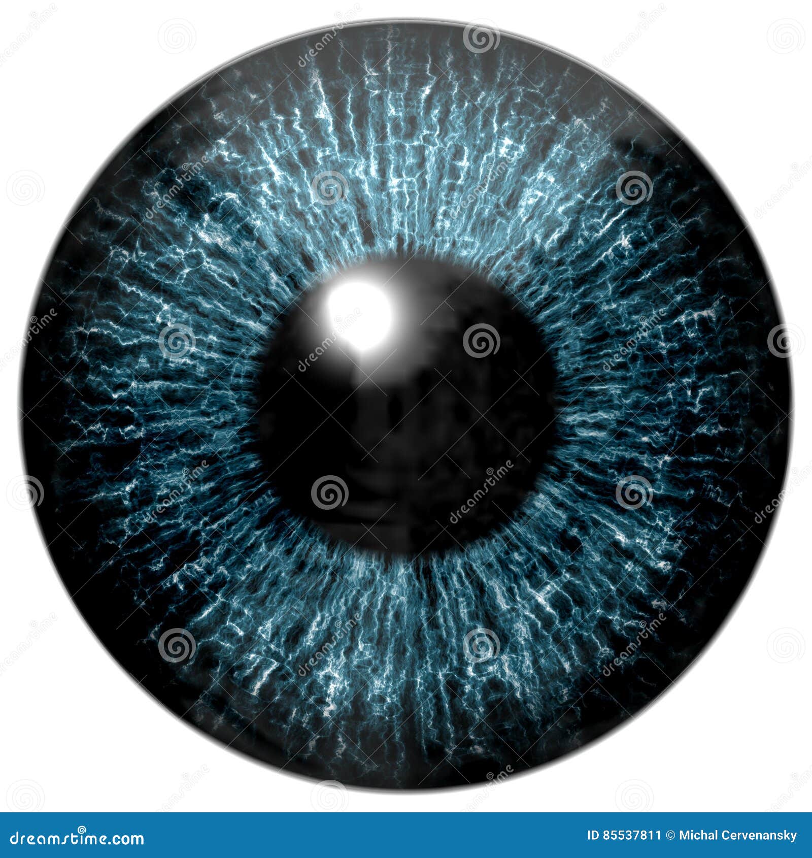 Realistic Colorful Eye Iris Texture Stock Illustration - Illustration ...