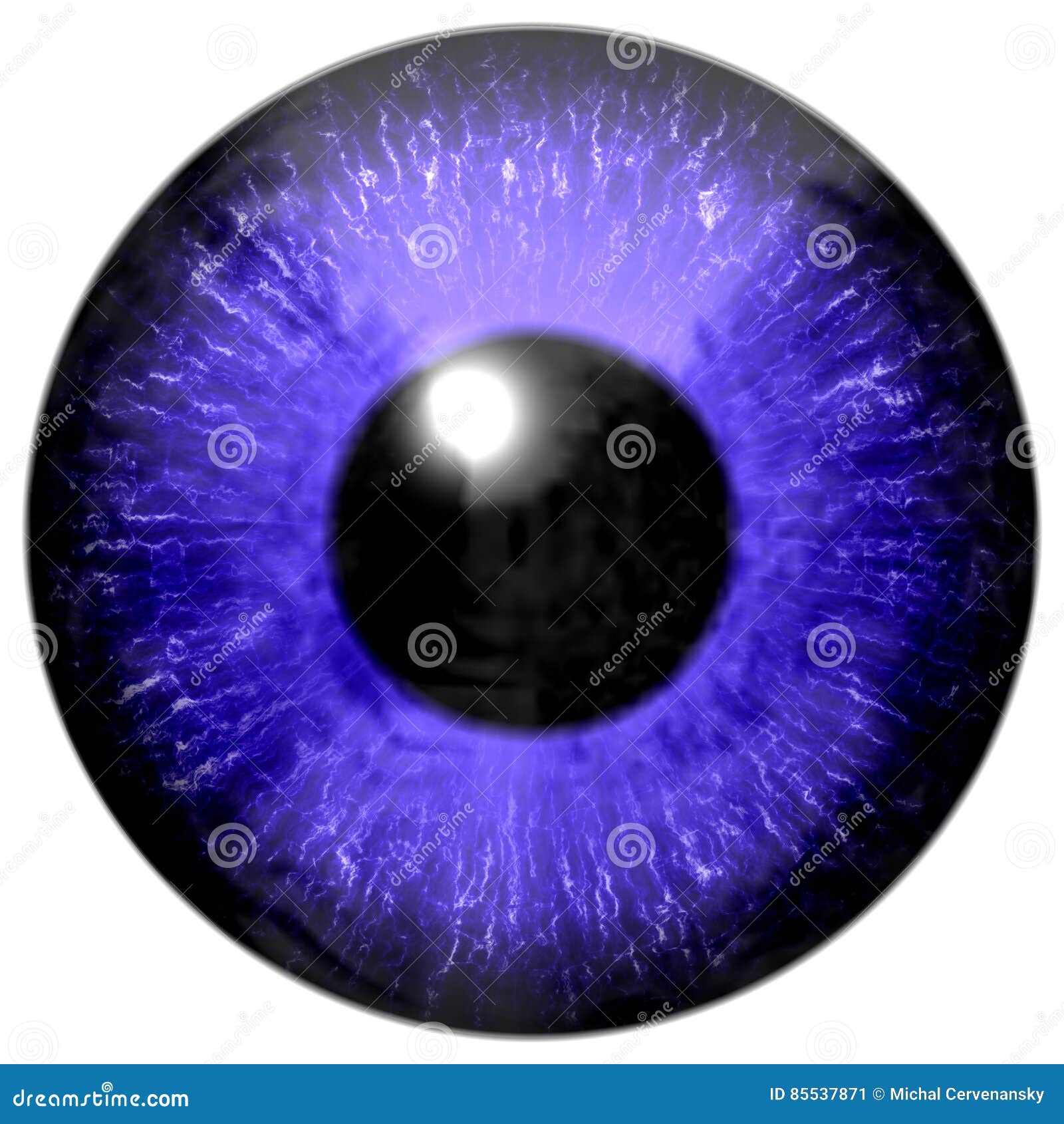 Realistic Colorful Eye Iris Texture Stock Illustration - Illustration ...
