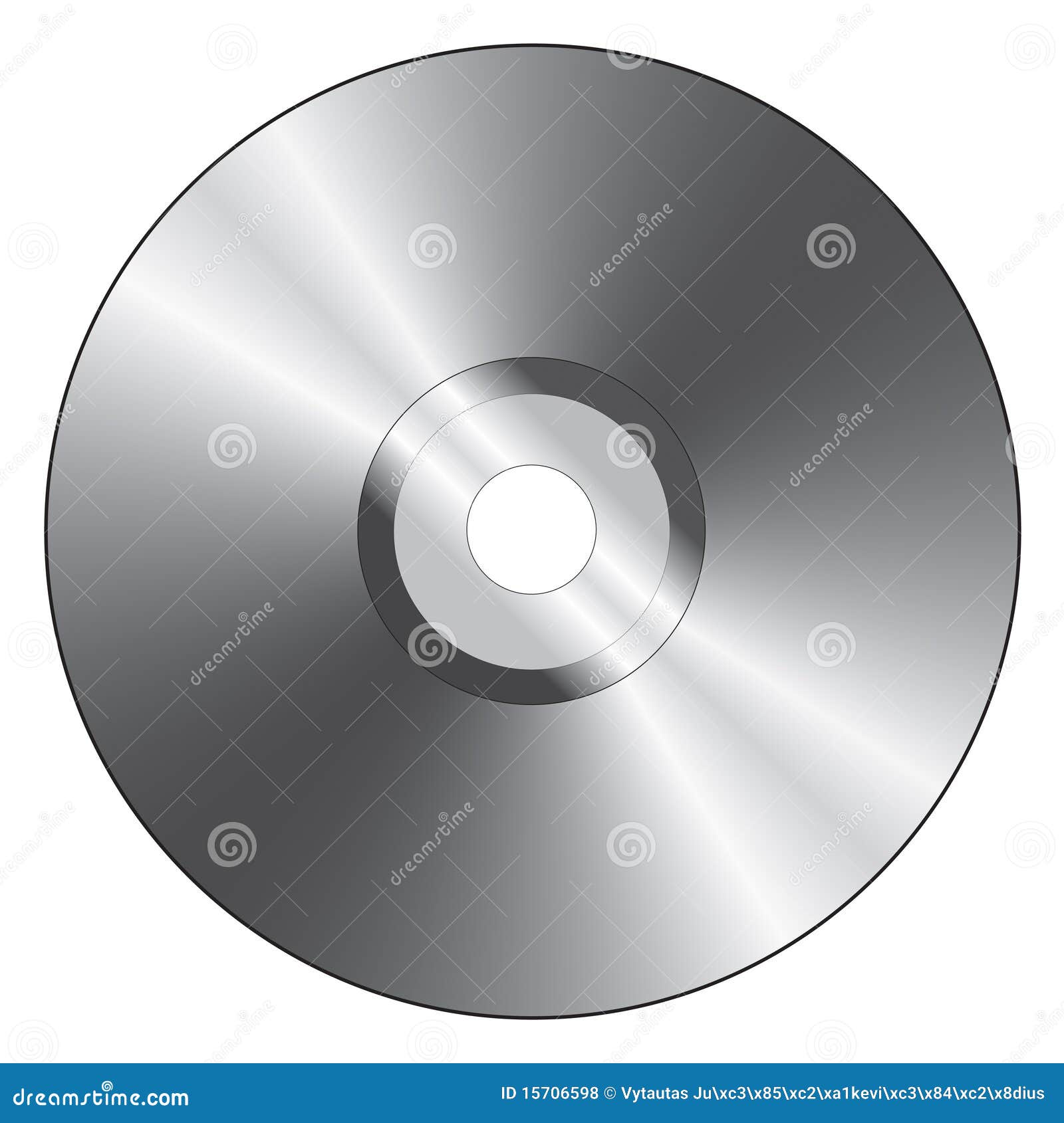 Compact Disc Icon Vector Illustration | CartoonDealer.com #40872048