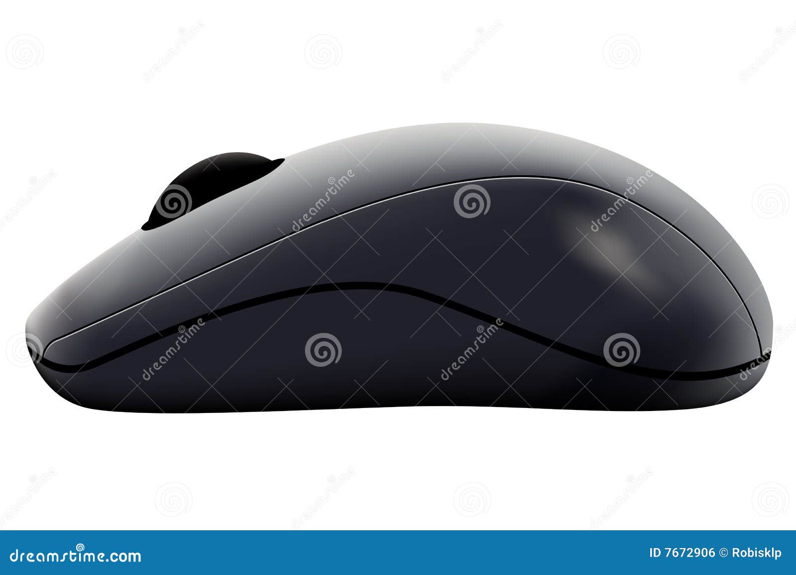 Realistic computer mouse stock vector. Illustration of wire - 7672906