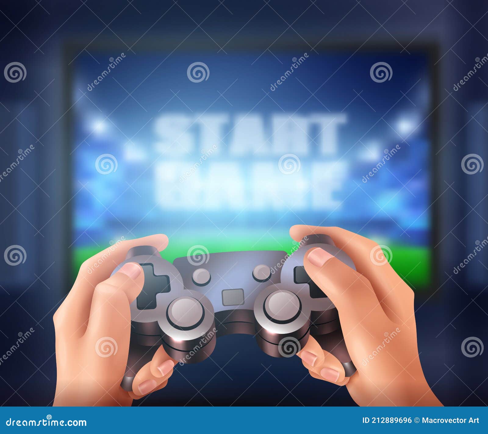 Realistic Controller Illustration Stock Vector - Illustration of ...