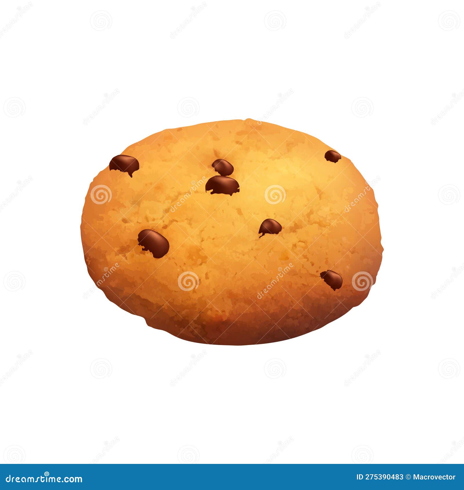 Realistic Cookie Illustration Stock Vector - Illustration of candy ...
