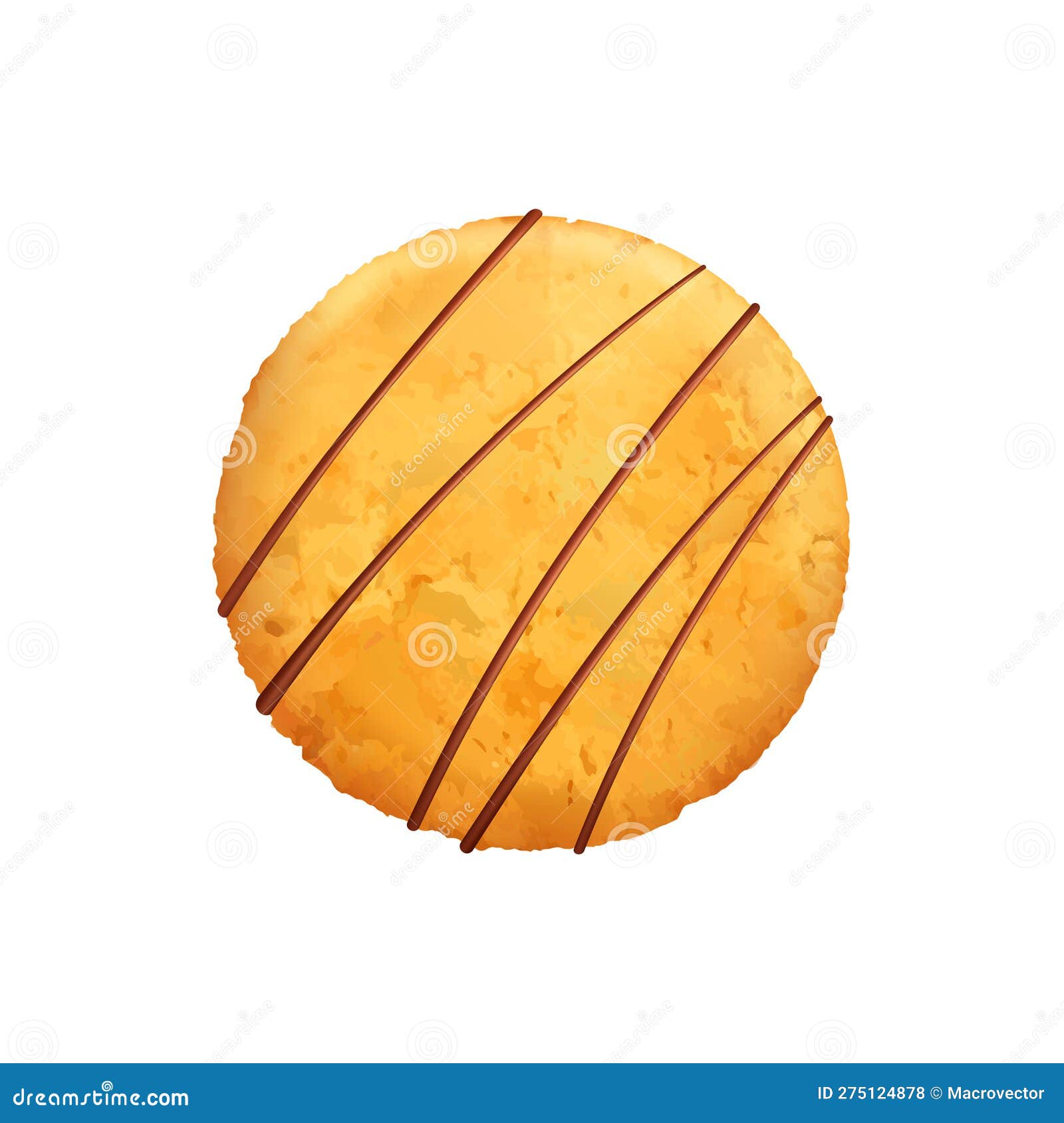 Realistic Cookie Illustration Stock Illustration - Illustration of ...