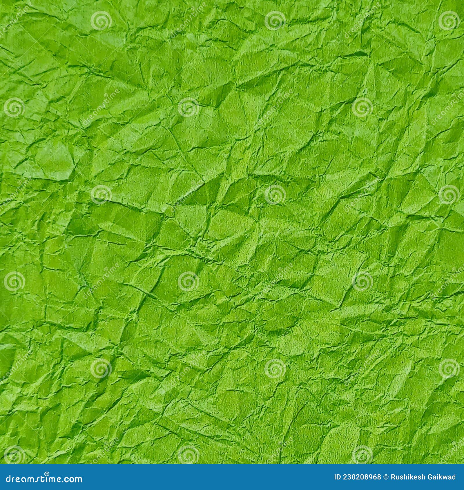 Realistic Crumpled Green Paper Texture Background Stock Vector ...