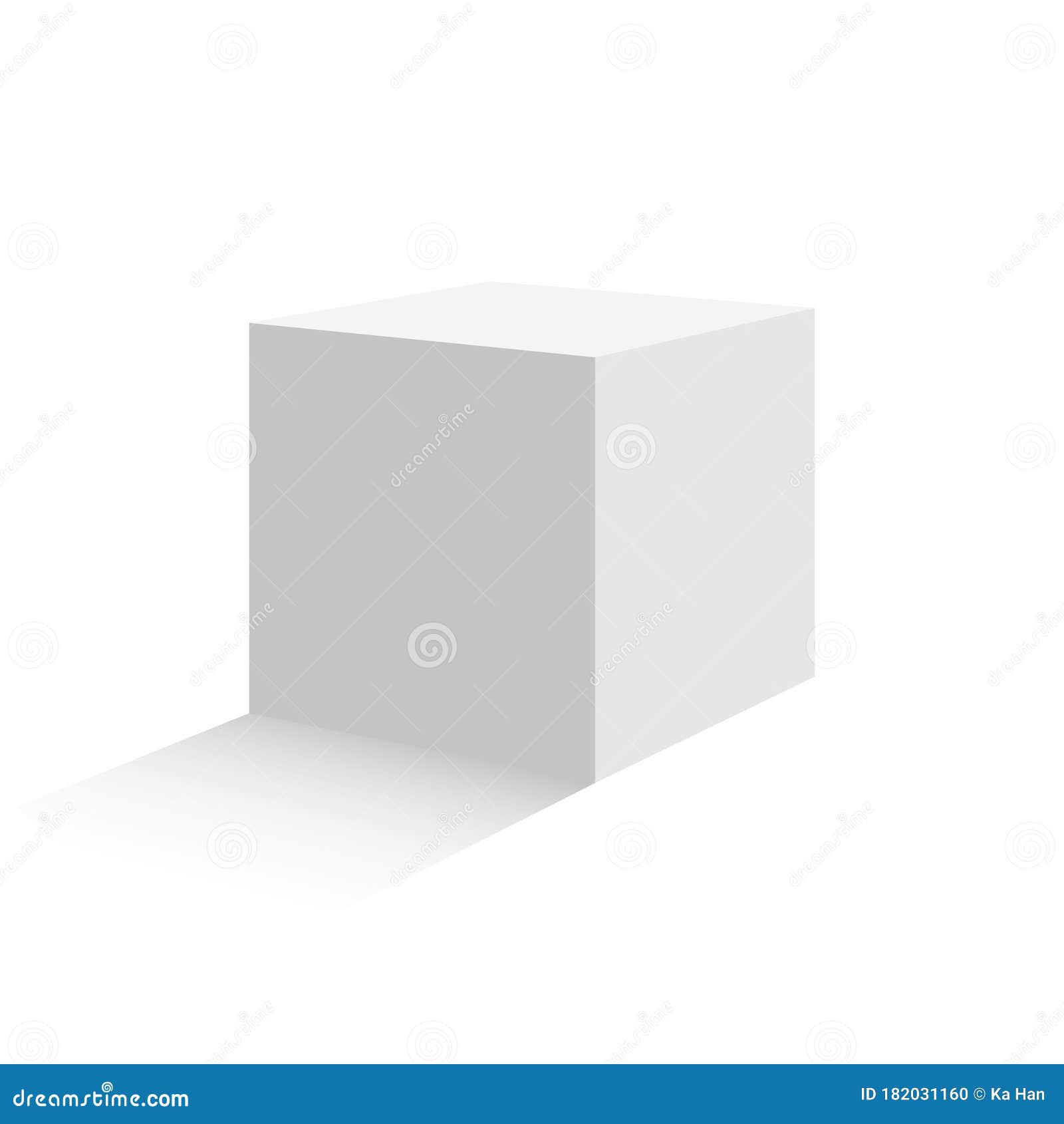 Realistic Cube Icon Image. 3d Box Vector Illustration Stock Vector ...