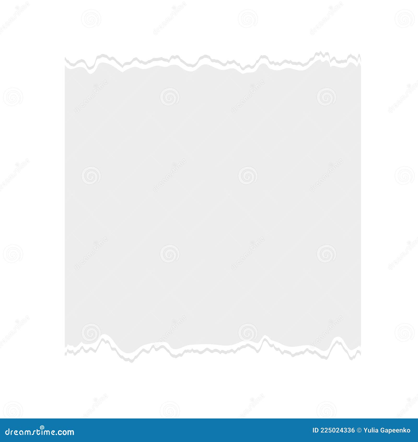 Realistic Cut Torn Paper Vector Illustration. EPS10 Stock Vector ...