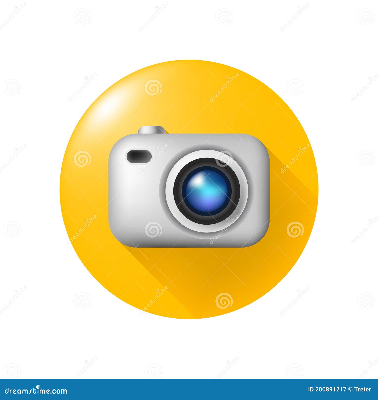 Realistic Cute Icons on White Background . Isolated Vector Illustration ...